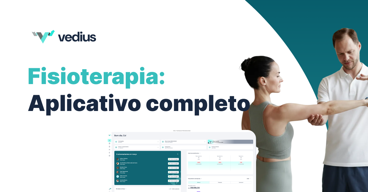 Aplicativo para Fisioterapia | O mais completo do Brasil | Vedius